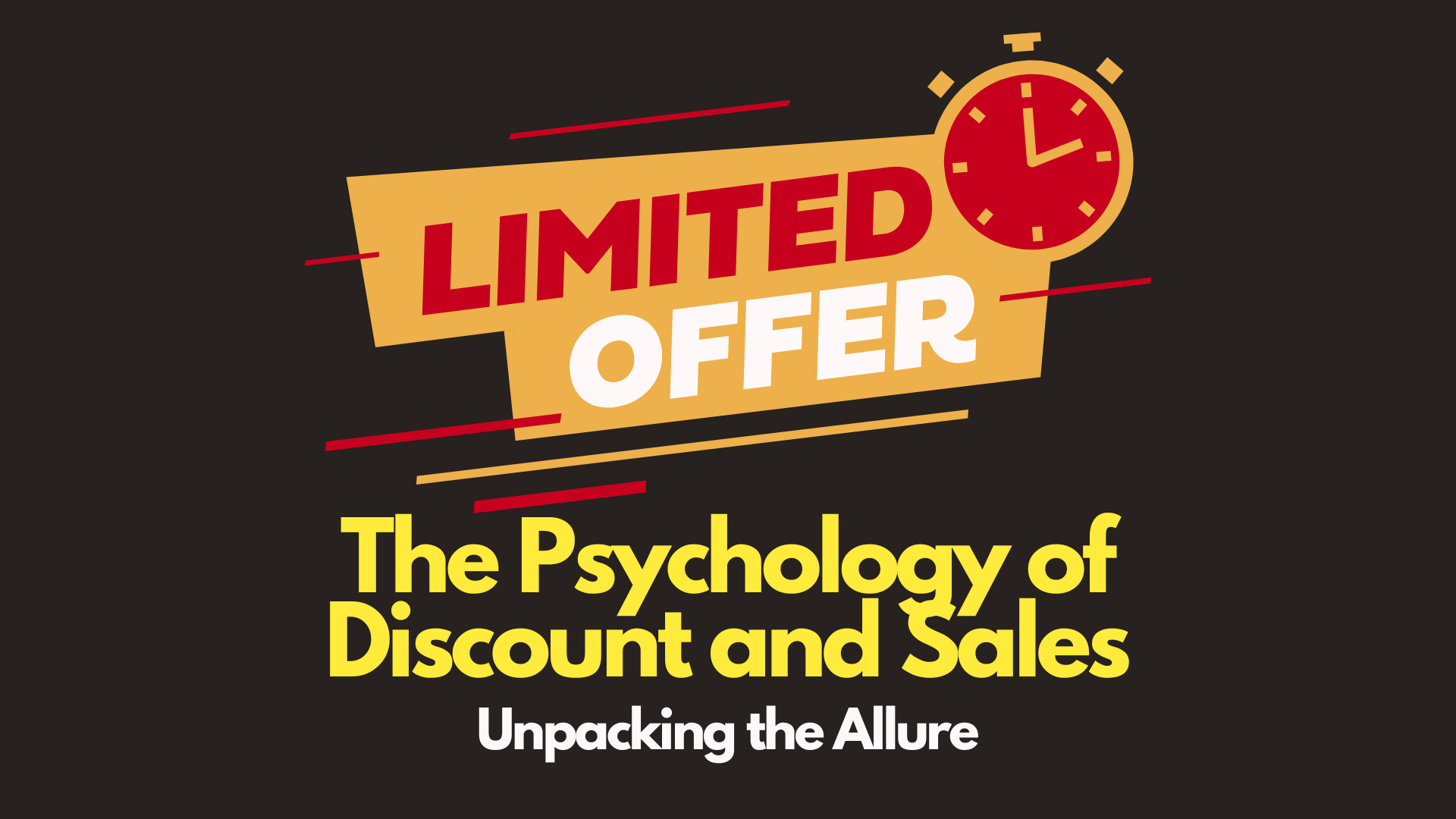 The Psychology of Discount and Sales • Gufito